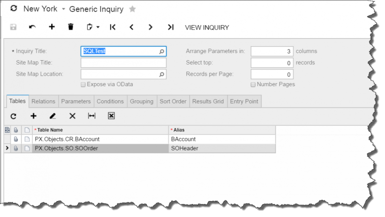 Generic Inquiry Changes in Acumatica 5.3 explained - MaxQ Technologies