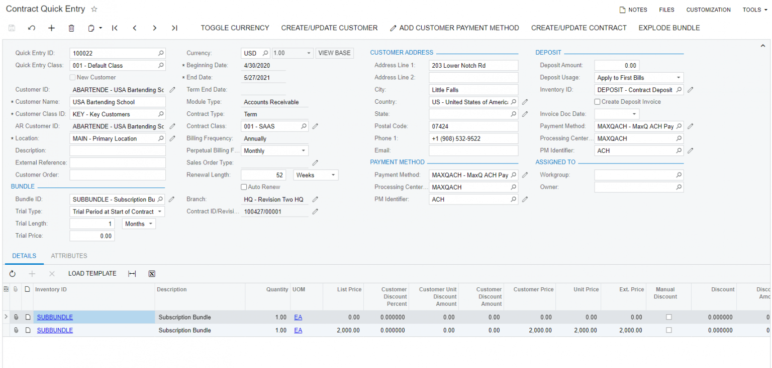 Advanced Billing - MaxQ Technologies