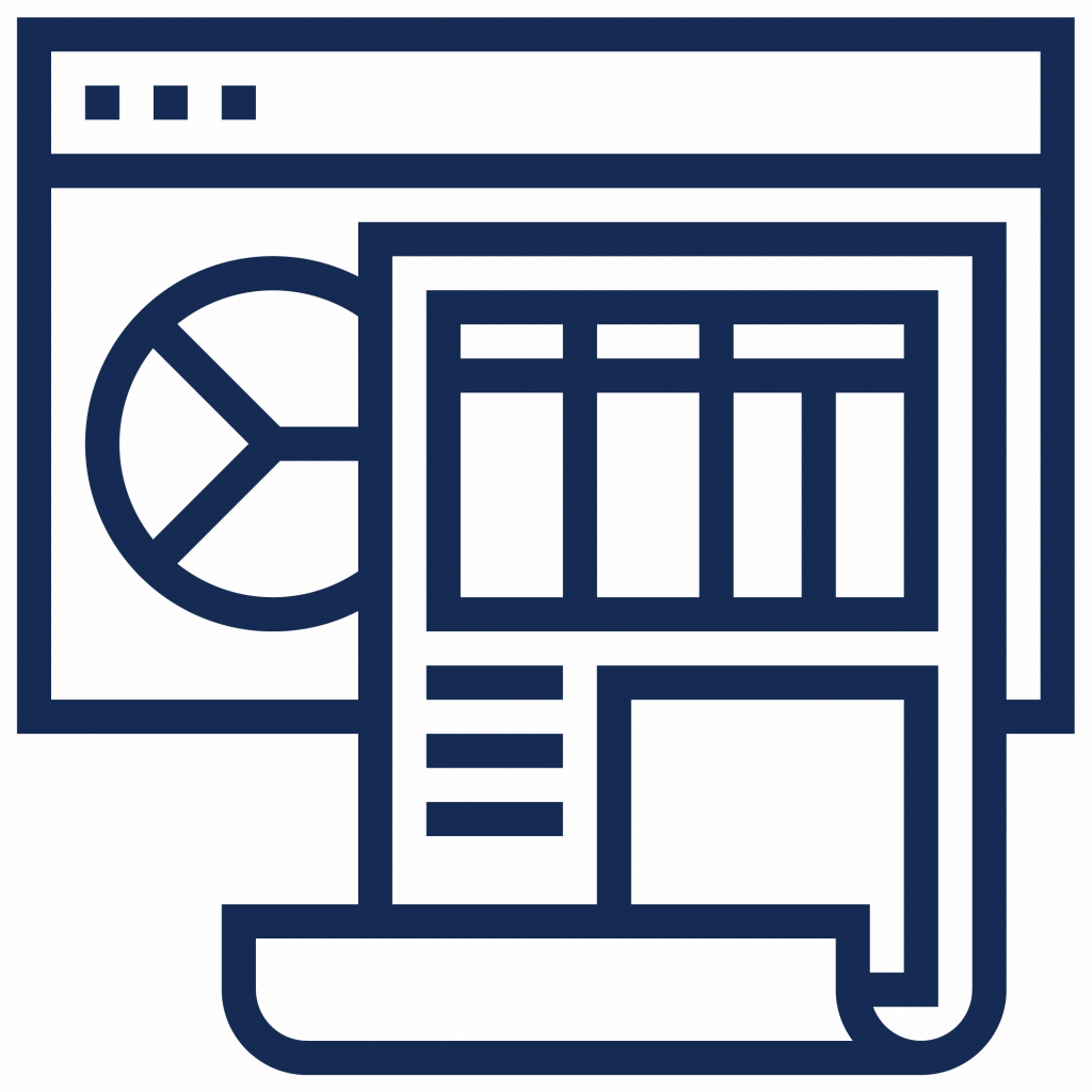 Dashboard and Reports Icon - MaxQ Technologies