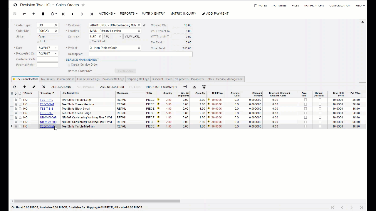 MaxQ Acumatica SO Renumber Lines - MaxQ Technologies