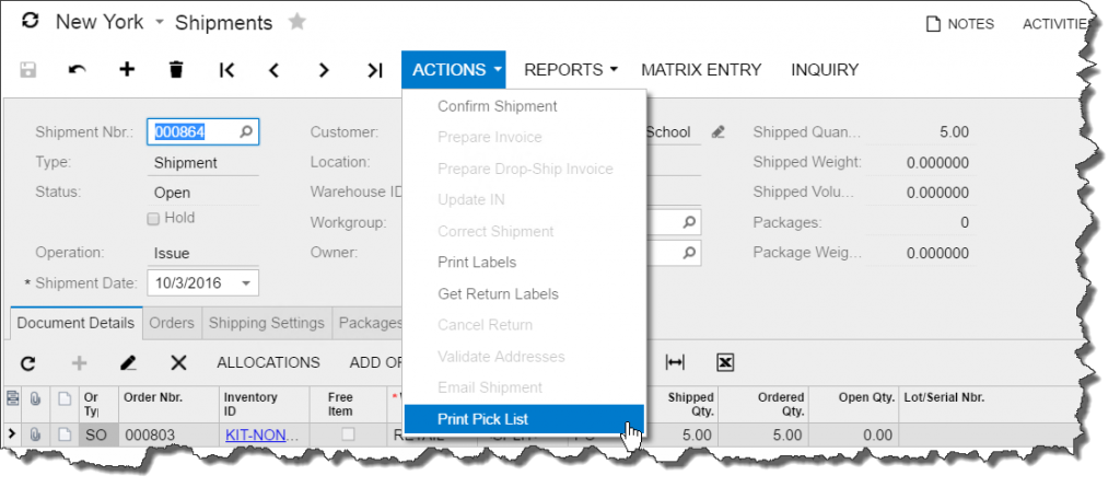 Non-Stock Kits in Acumatica - MaxQ Technologies